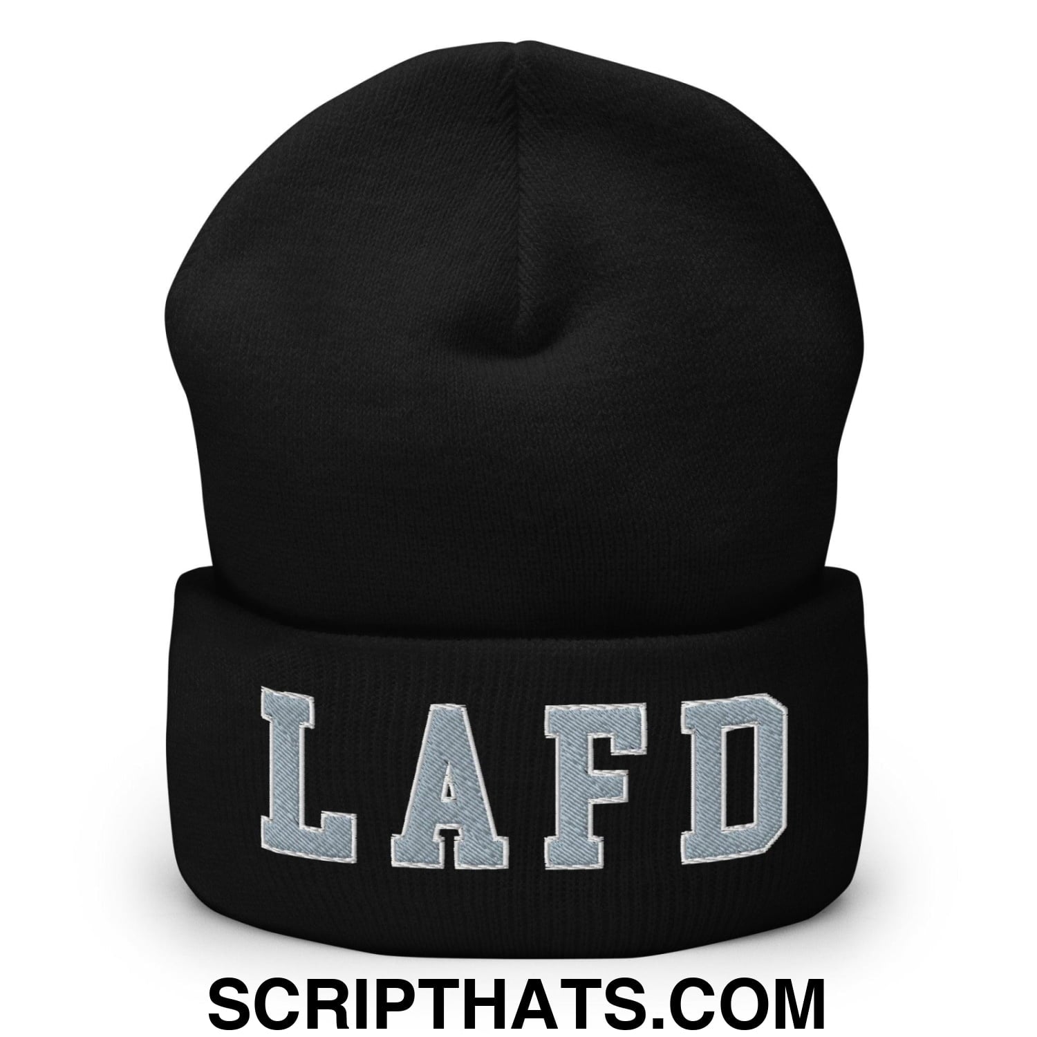 LAFD Los Angeles Fire Department Embroidered Knit Cuffed Beanie ...