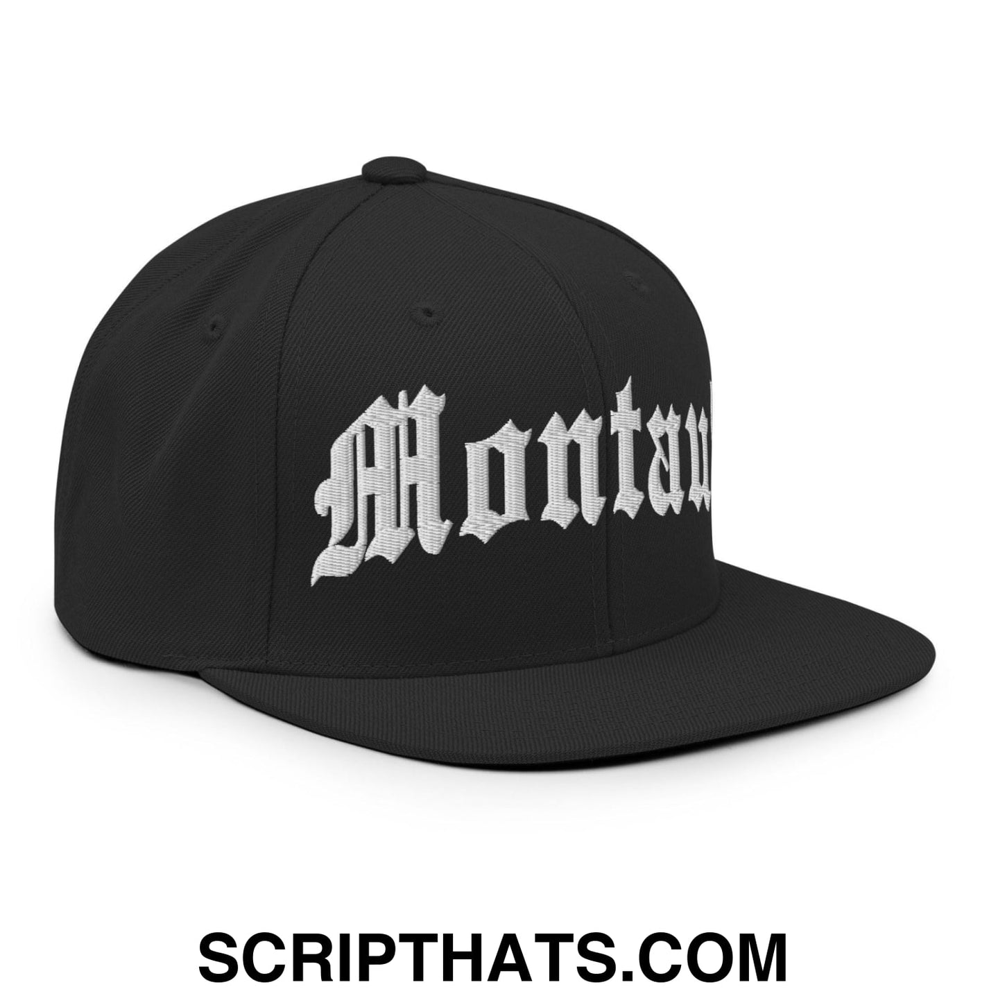 Montauk II OG Old English Snapback Hat – Script Hats